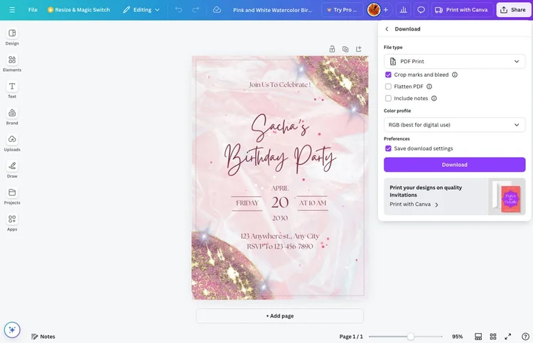 How to Save Your Canva Design for Printing — Fine Line Supply Co.