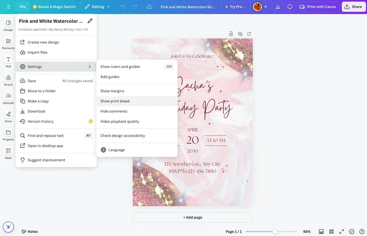 How to Save Your Canva Design for Printing — Fine Line Supply Co.