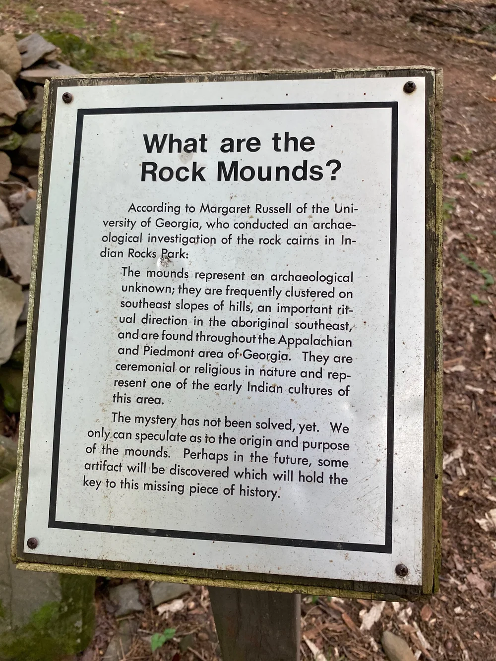 Indian Rocks — Big Canoe Trails