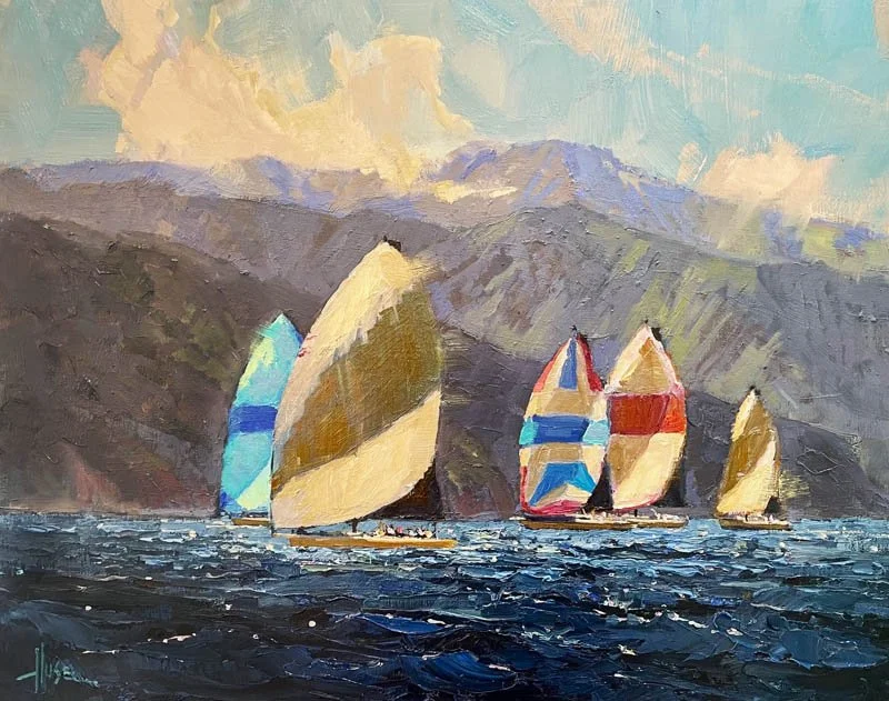 Sailor's Delight 16x20, 22k Frame, Debra Huse — Huse Skelly Art Gallery ...