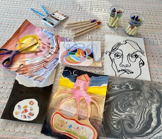 Art as Play: Drawing games with watercolor, ink, and collage with ...