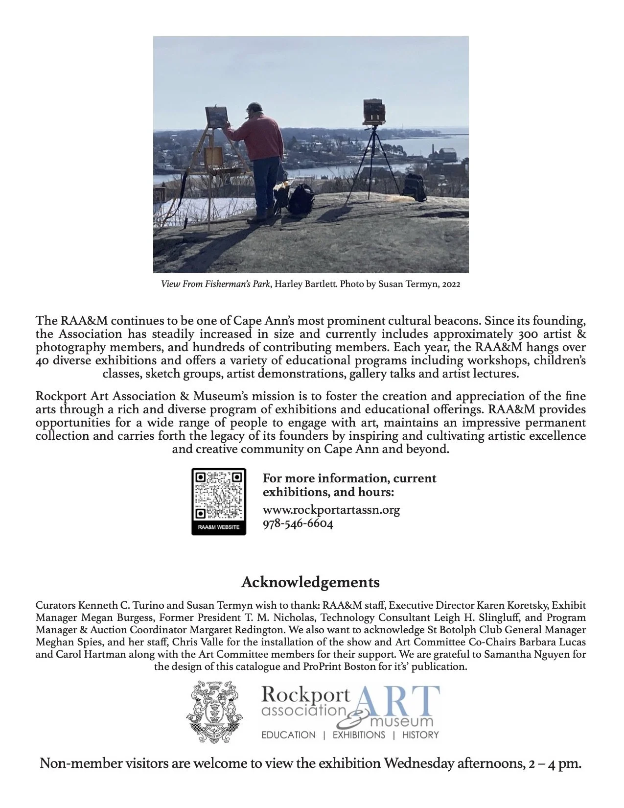 St. Botolph Club Exhibit — RAA&M