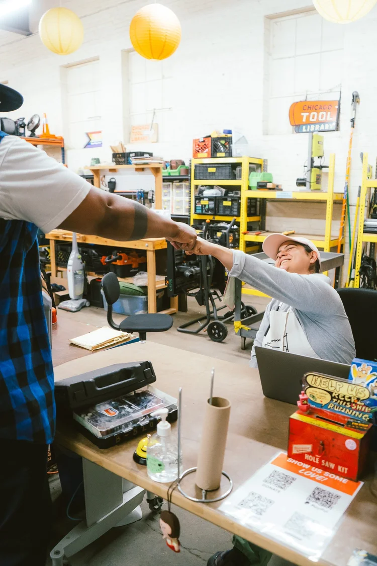 BORROW TOOLS — The Chicago Tool Library