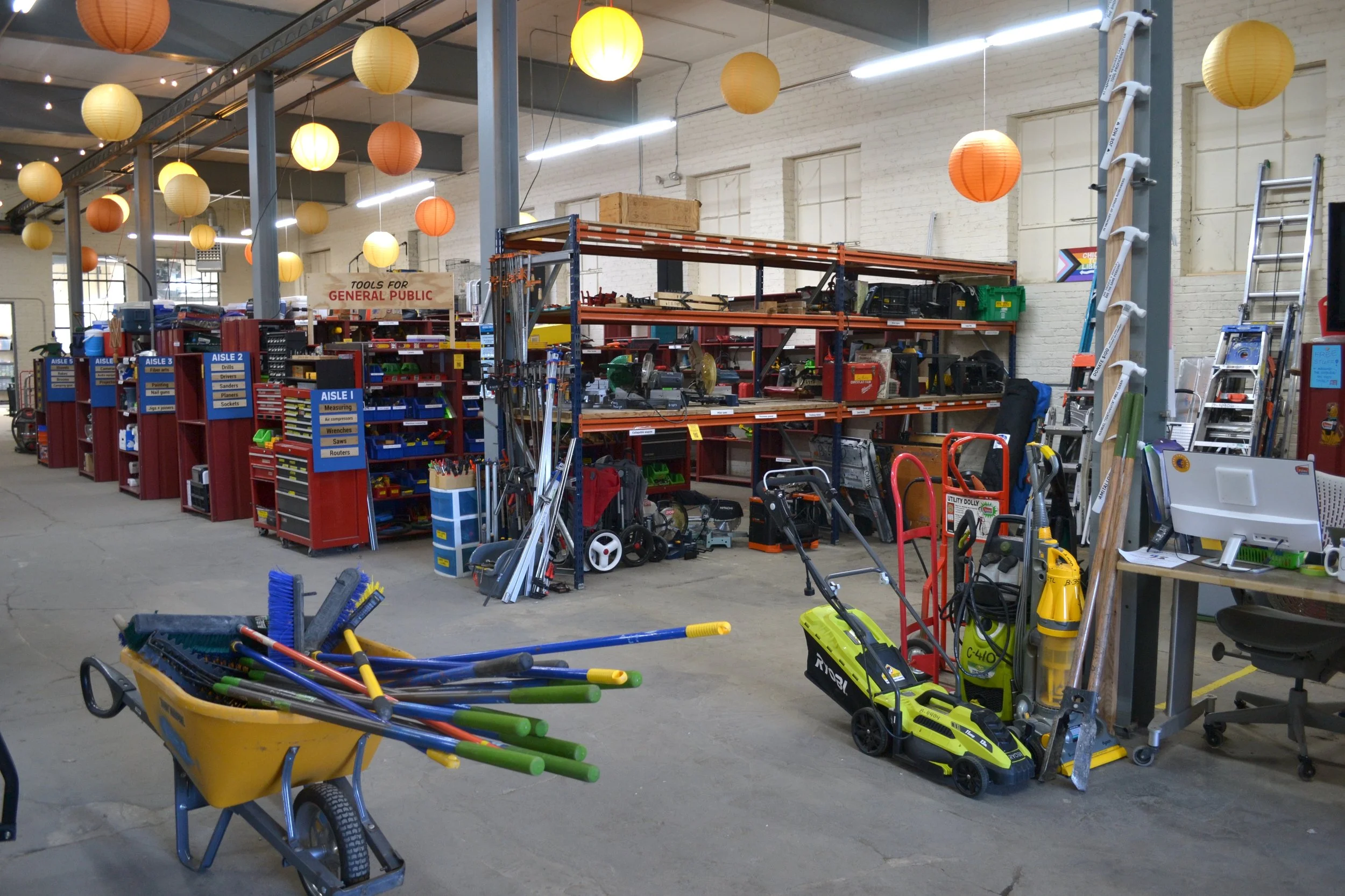 BORROW TOOLS — The Chicago Tool Library