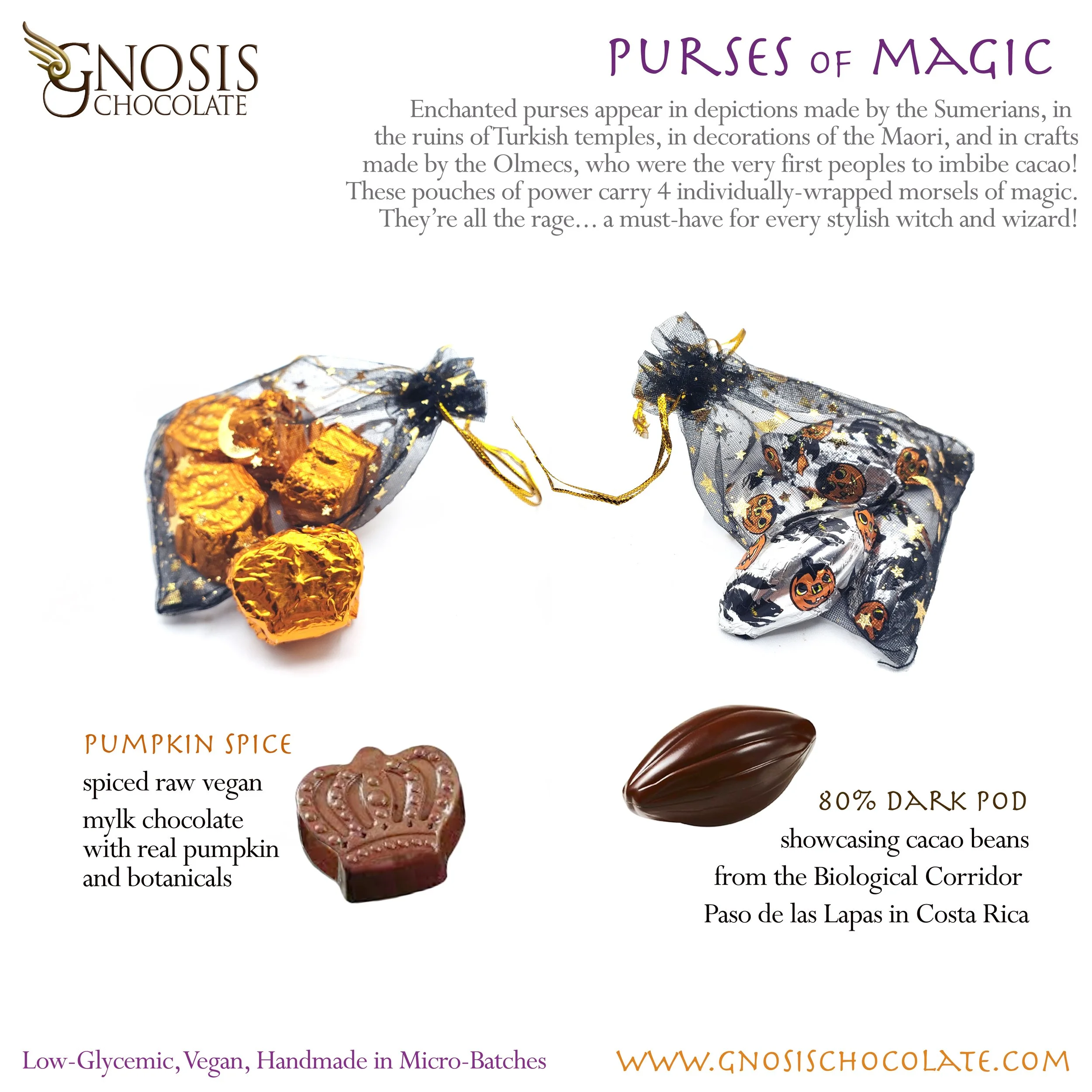 Purses of Magic — Gnosis Chocolate