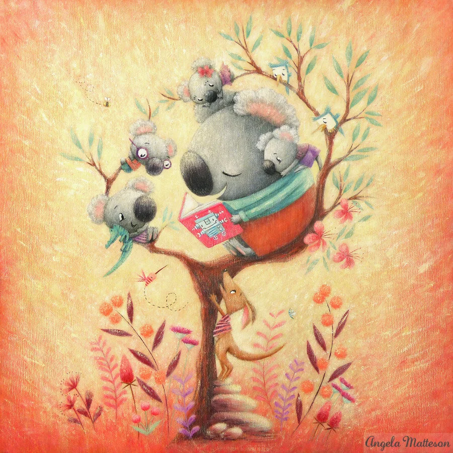 Koala Storytime — Angela Matteson Illustration