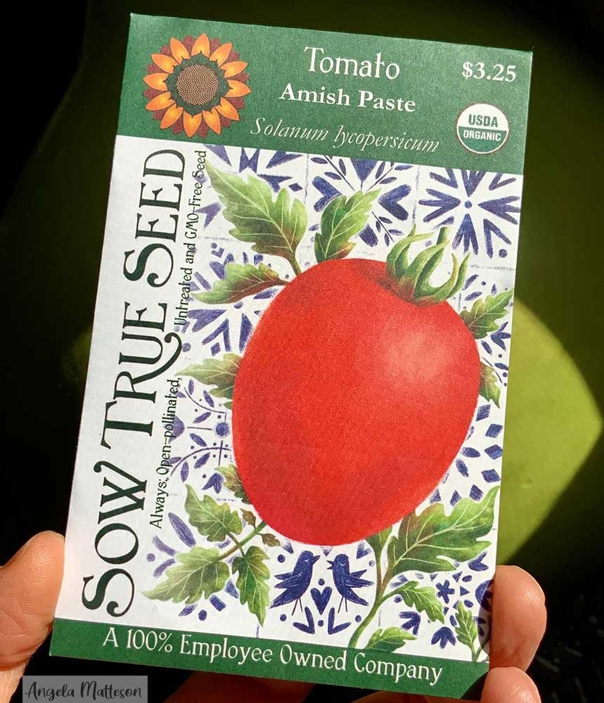 Packaging for Sow True Seed — Angela Matteson Illustration