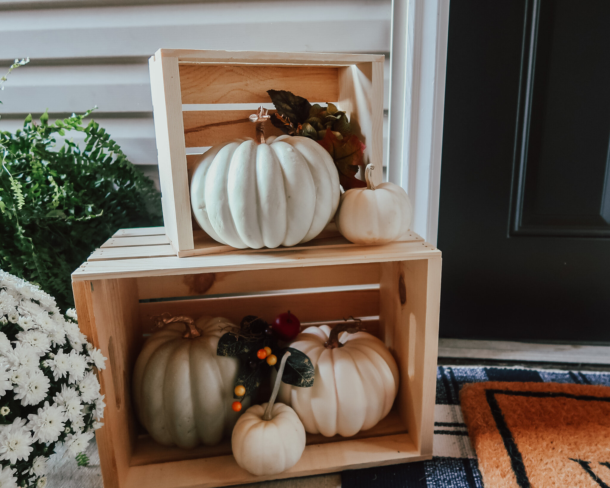 Fall Decorating With Wooden Crates | Shelly Lighting