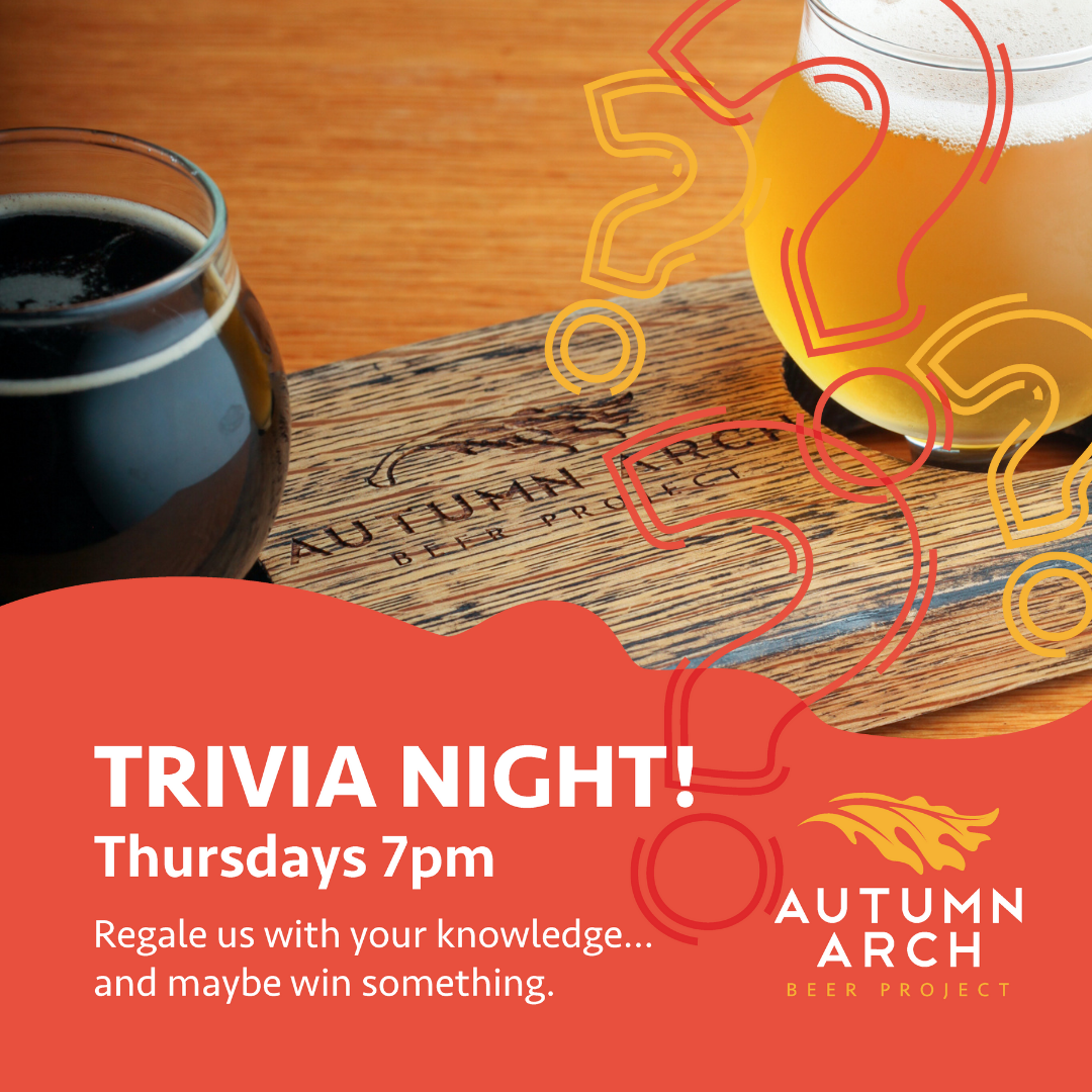 EVENTS — AUTUMN ARCH BEER PROJECT
