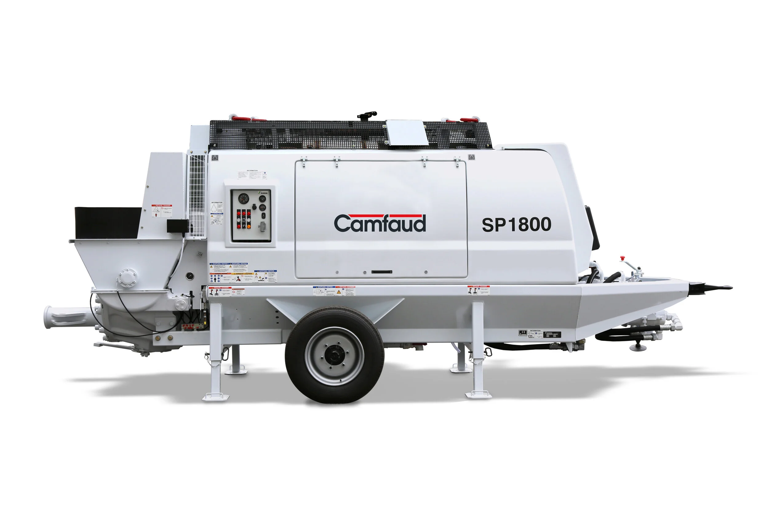 Schwing SP 1800 D Concrete Pump: Stationary Concrete Pump