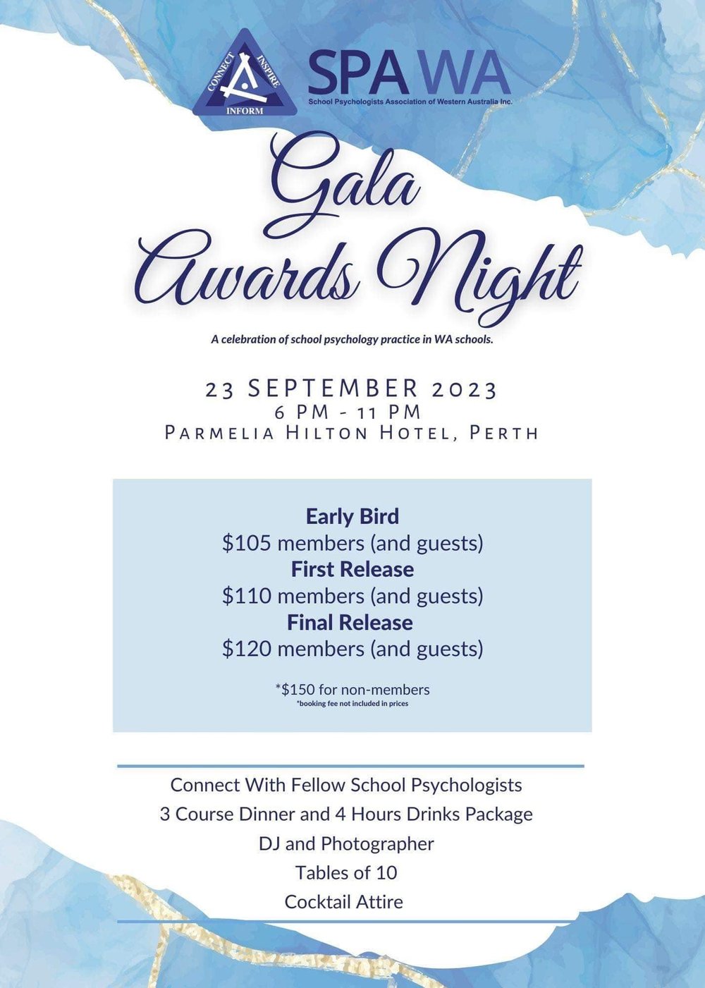 Awards Night — School Psychologists Association of Western Australia