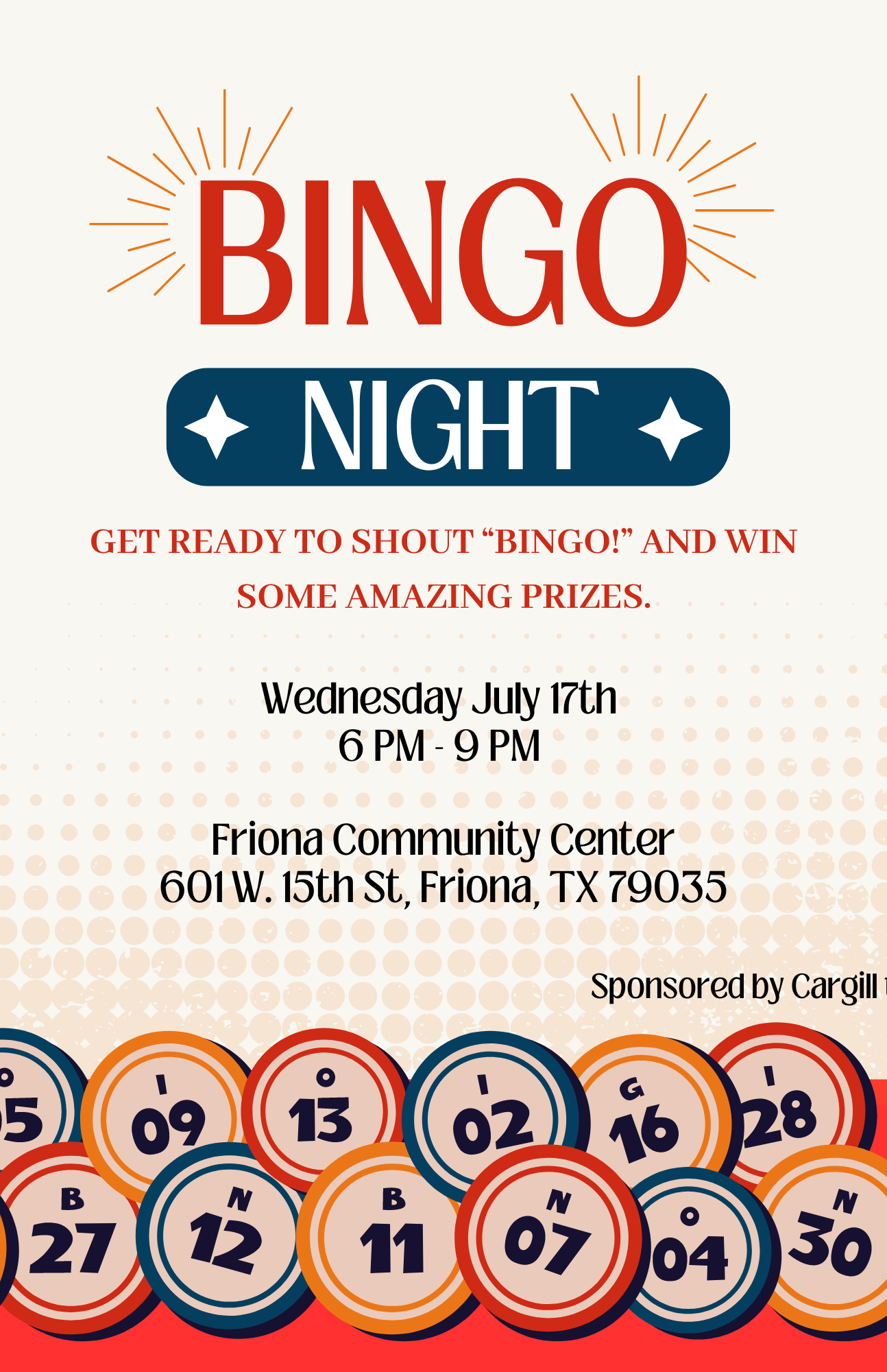 Cheeseburger Festival — City of Friona