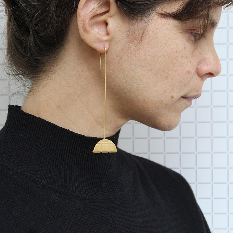 GRID EARRING — POPPY NORTON