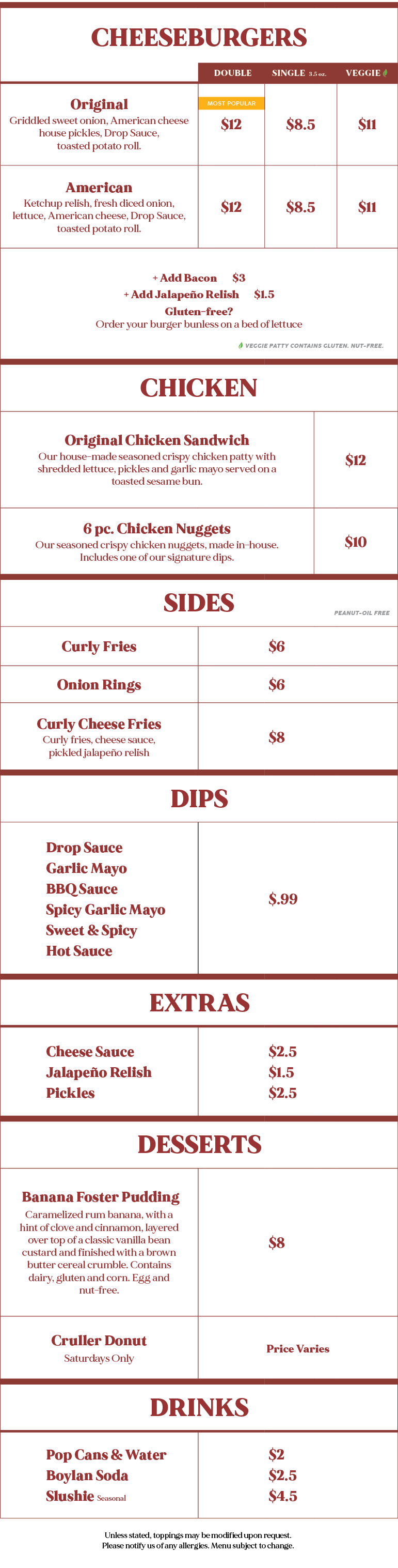 Burger Drops - Toronto, ON