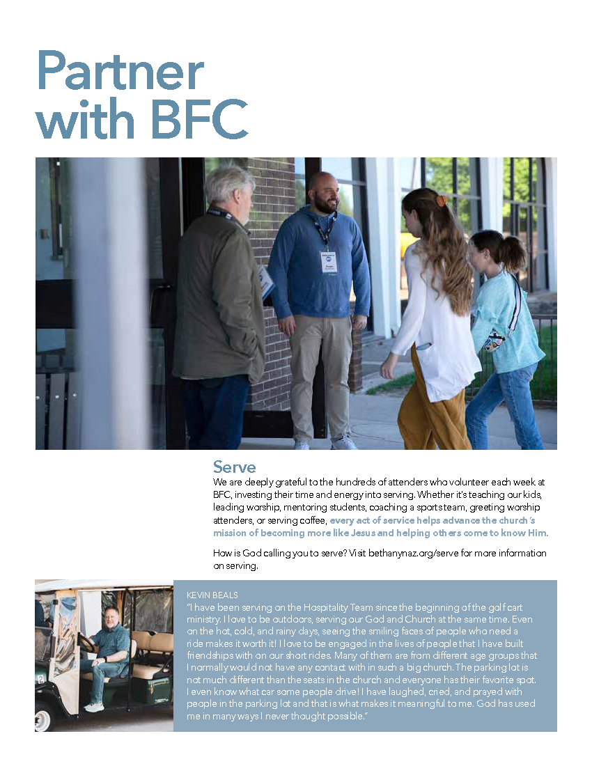 Annual Report — Bethany First Church