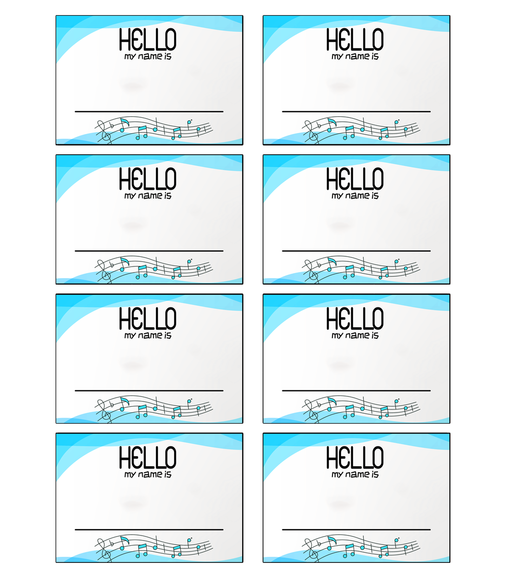 Avery 5395 Name Badge Template Ugly Sweater Party Printable Name Tags