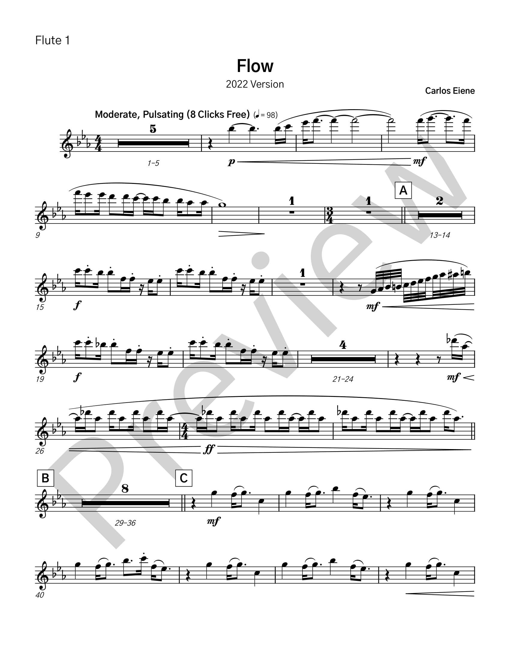 Flow - Sheet Music Collection (Insane In The Rain) — Carlos Eiene