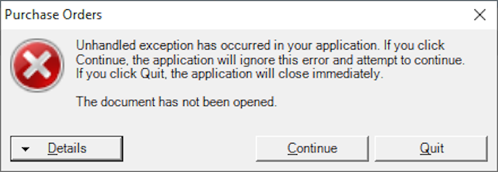 Got Problems Running MISys Crystal Reports? — Central Nervous Systems