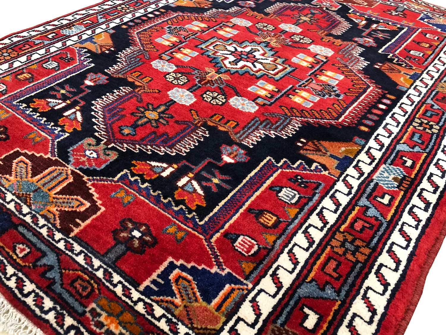 Handmade Persian Nahavand Rug - 112cm x 90cm | Karimi Rugs