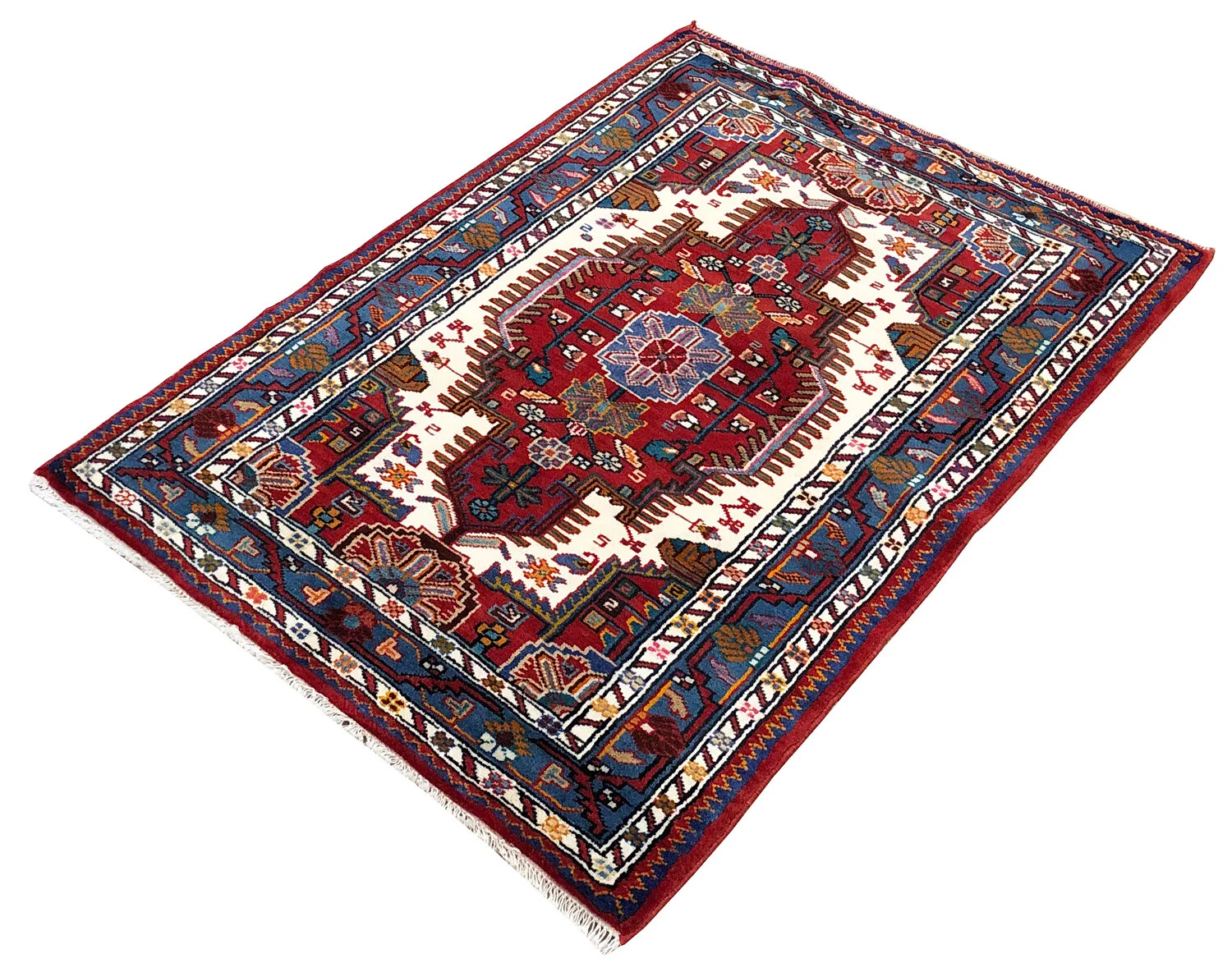 Handmade Persian Nahavand Rug - 112cm x 90cm | Karimi Rugs
