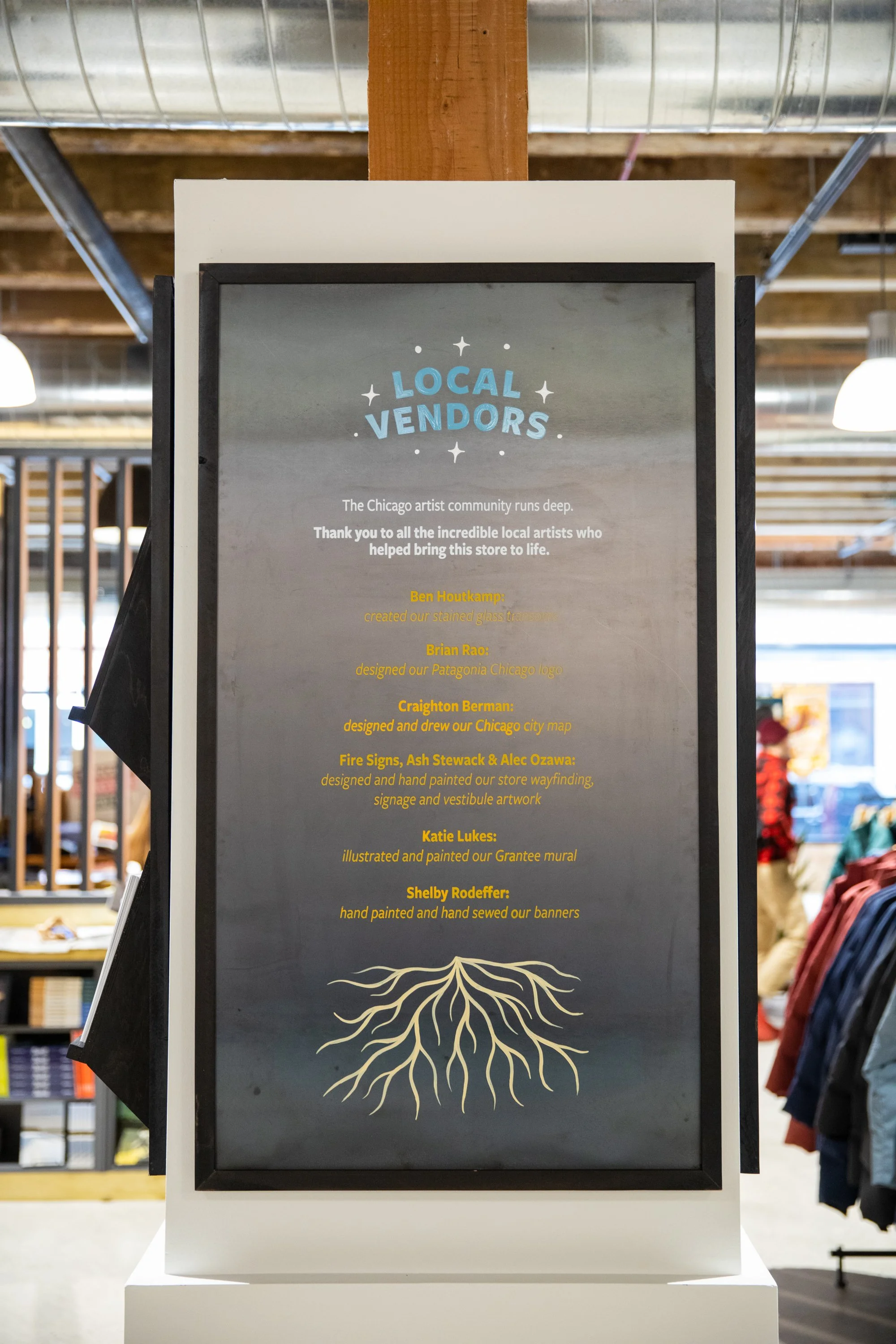Patagonia Chicago — Fire Signs - Hand Painted Signage