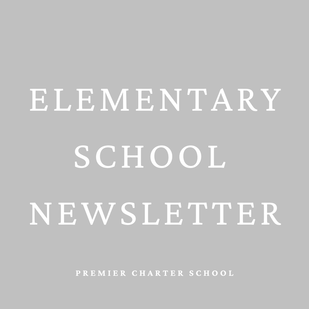 PCS Newsletters — Premier Charter School