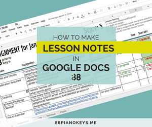 How to Make Effective and Efficient Lesson Notes in Google Docs — Leila ...