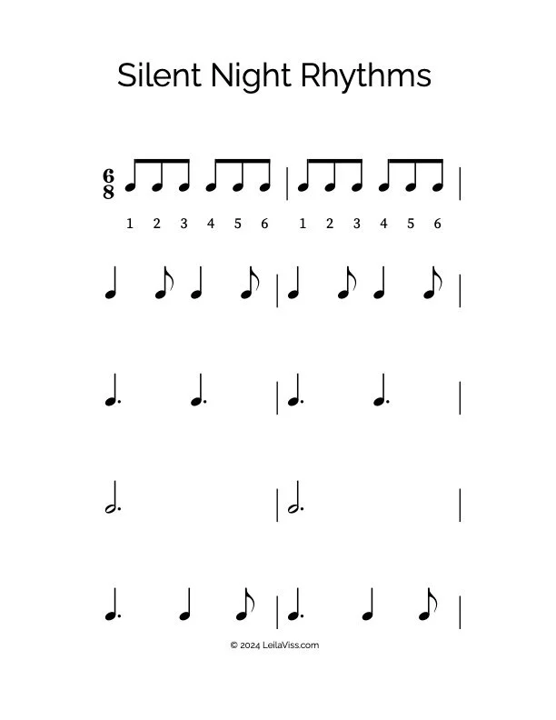 Silent Night Trio [Studio License] — Leila Viss, 88PK