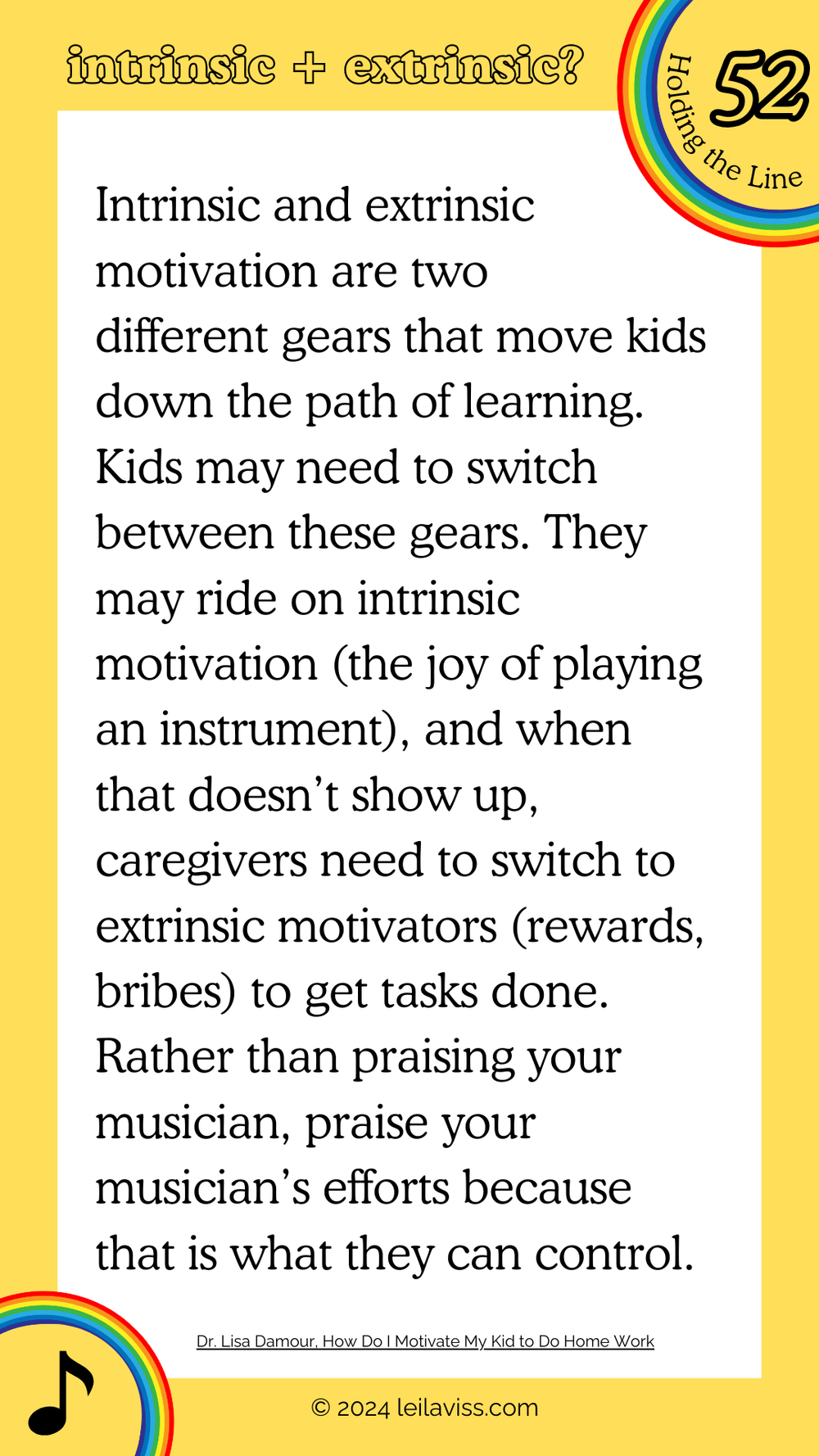 Is it Okay to Motivate Music Students with Rewards? — Leila Viss, 88PK
