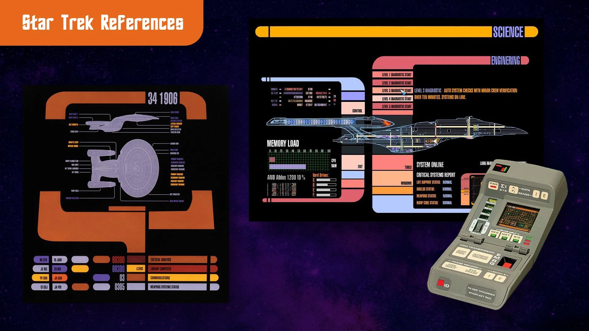 Star Trek UI Example — Mark Eash Hershberger