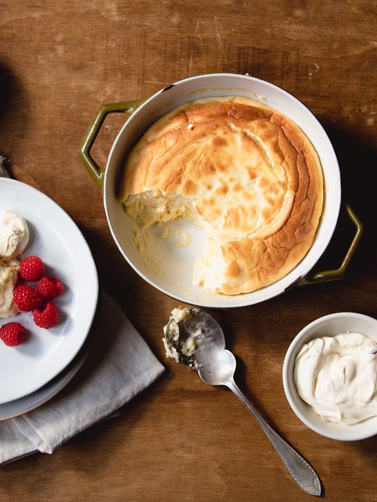 Lemon Delicious Crumble — Food Lab / A cooking show hosted by Ben Milbourne