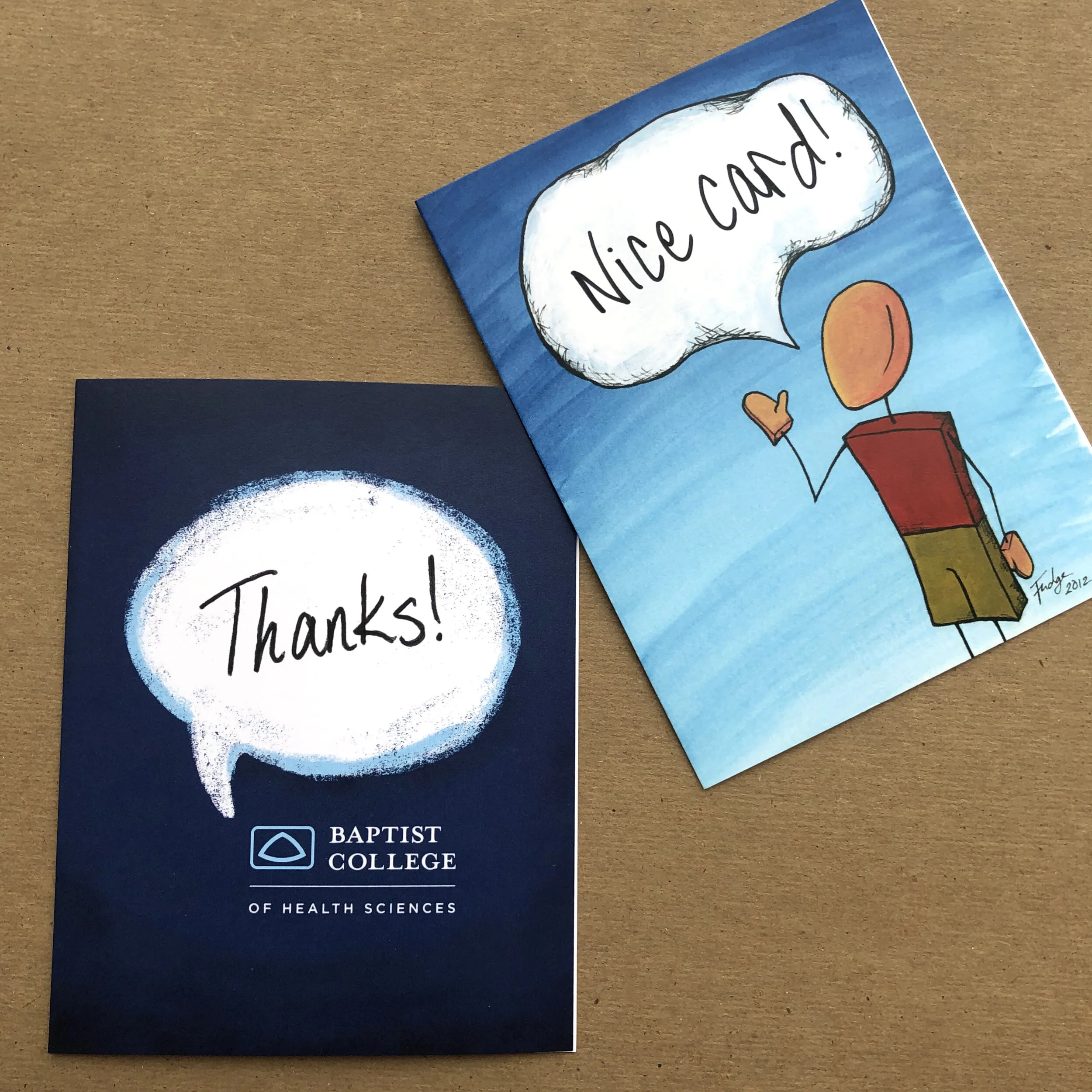 College notecards — Richard Fudge