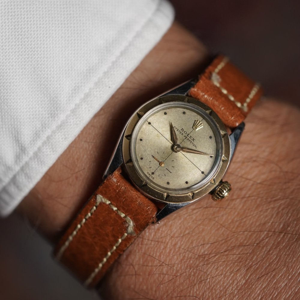 Rolex Zephyr Oyster Perpetual reference 6503 Unpolished — Wind Vintage