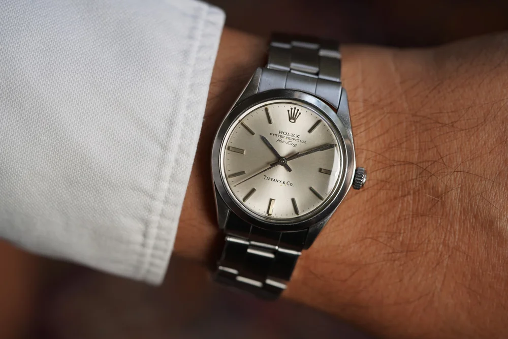 Rolex Tiffany & Co Air-King Reference 5500 — Wind Vintage