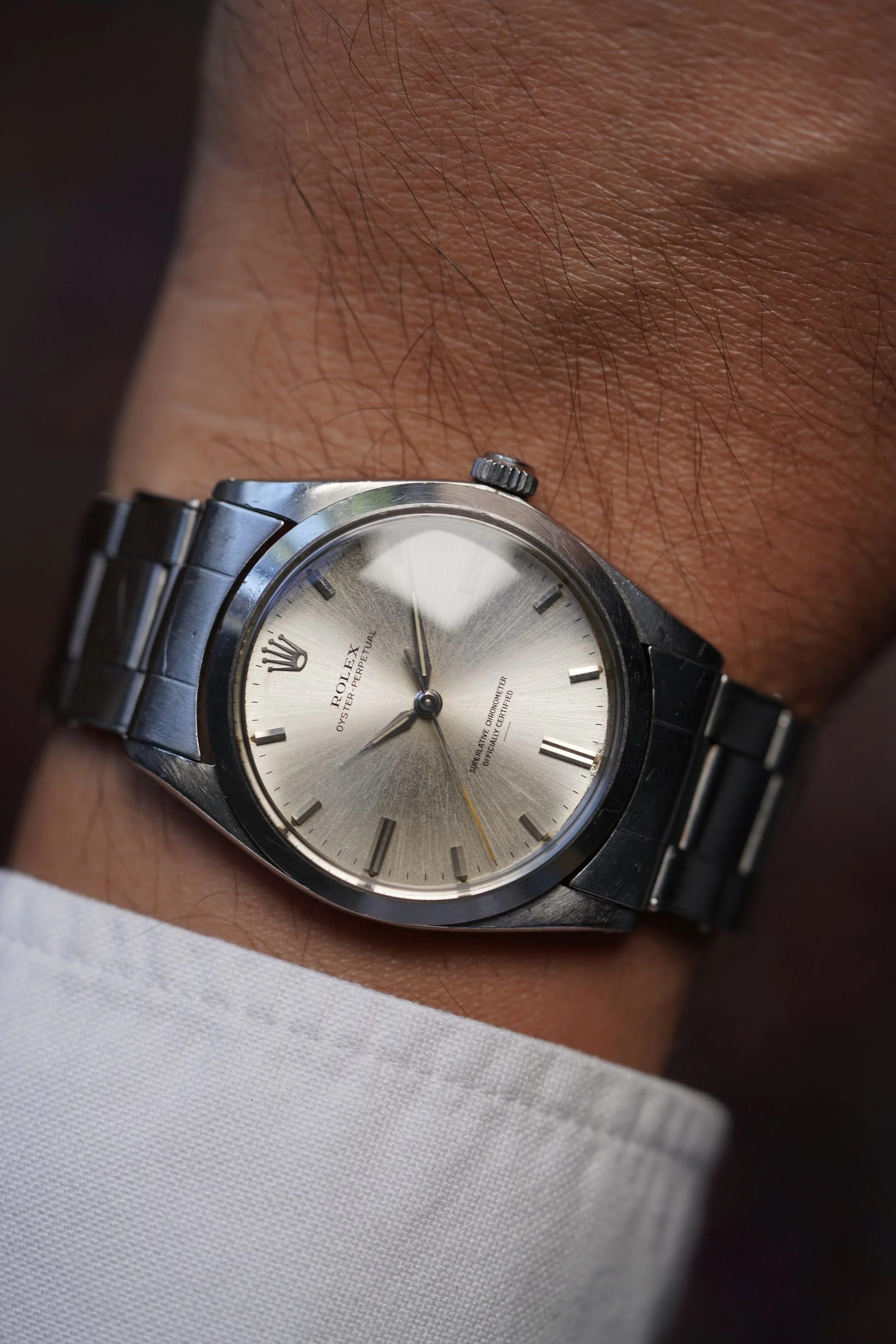Rolex Oyster Perpetual Underline Dial Reference 1018 Unpolished — Wind ...