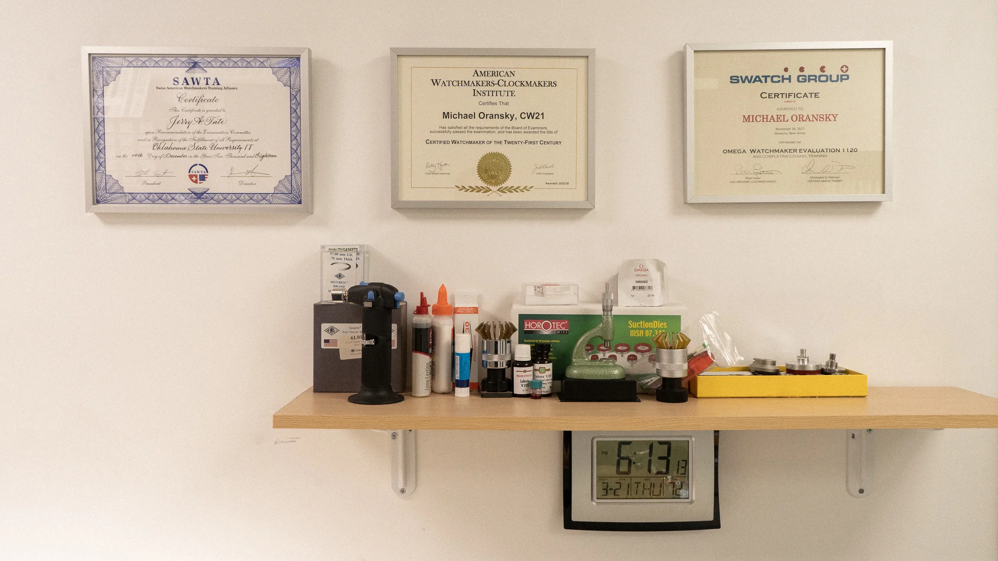 Interview: Jerry Tate, Possibly the Oldest Watchmaking School Graduate ...