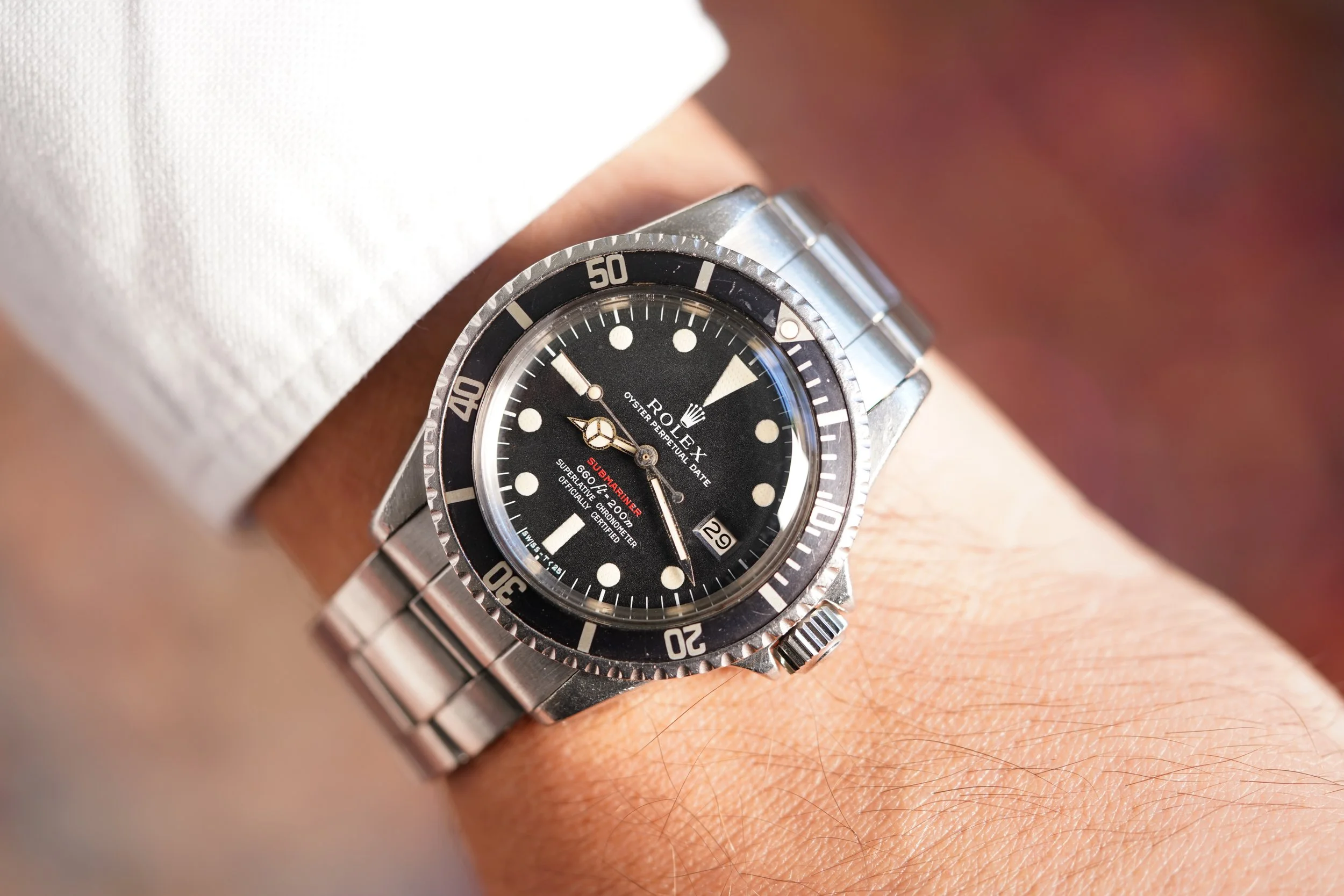 Rolex Red Submariner Reference 1680 — Wind Vintage