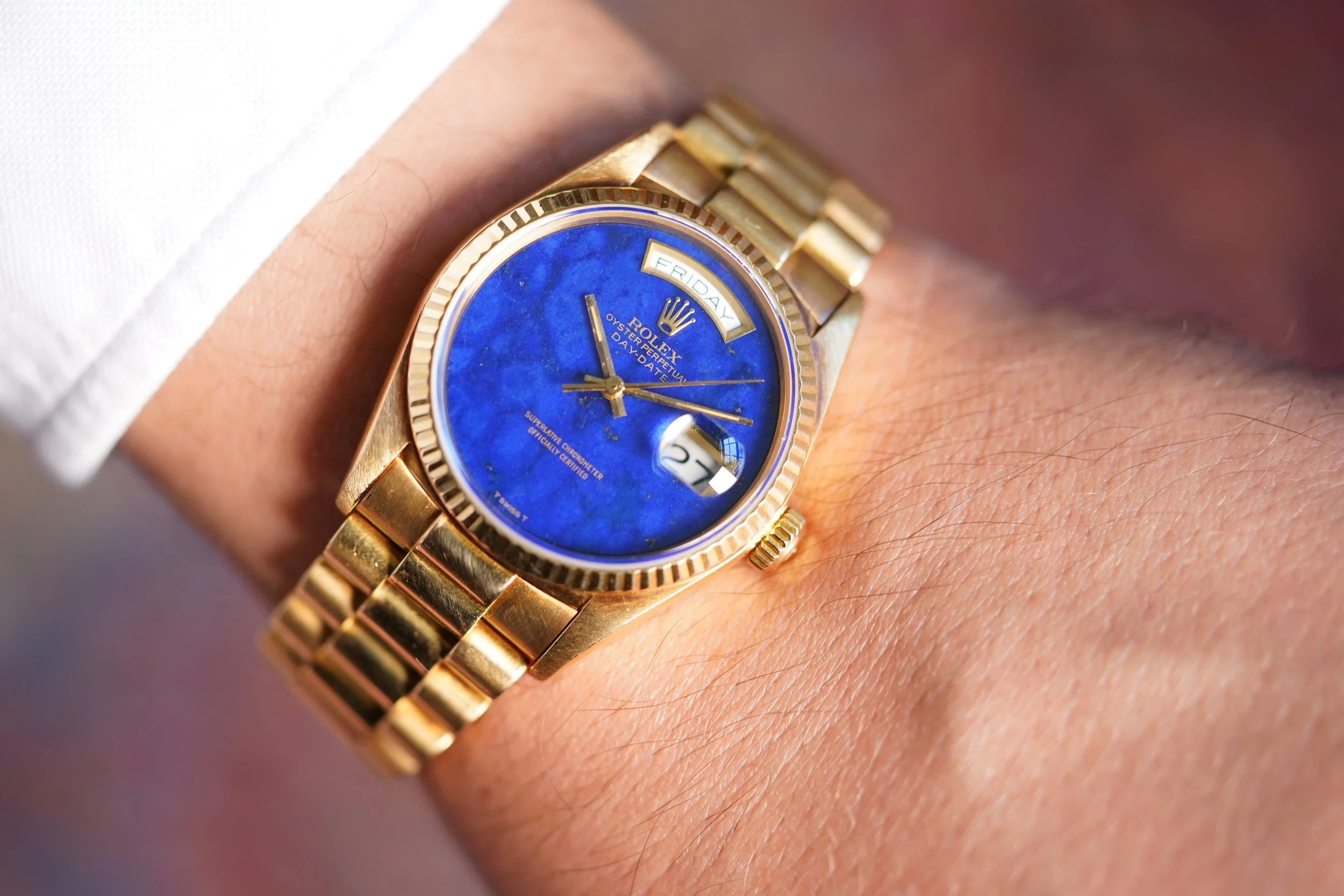 Rolex Lapis Lazuli Day-Date 18038 — Wind Vintage