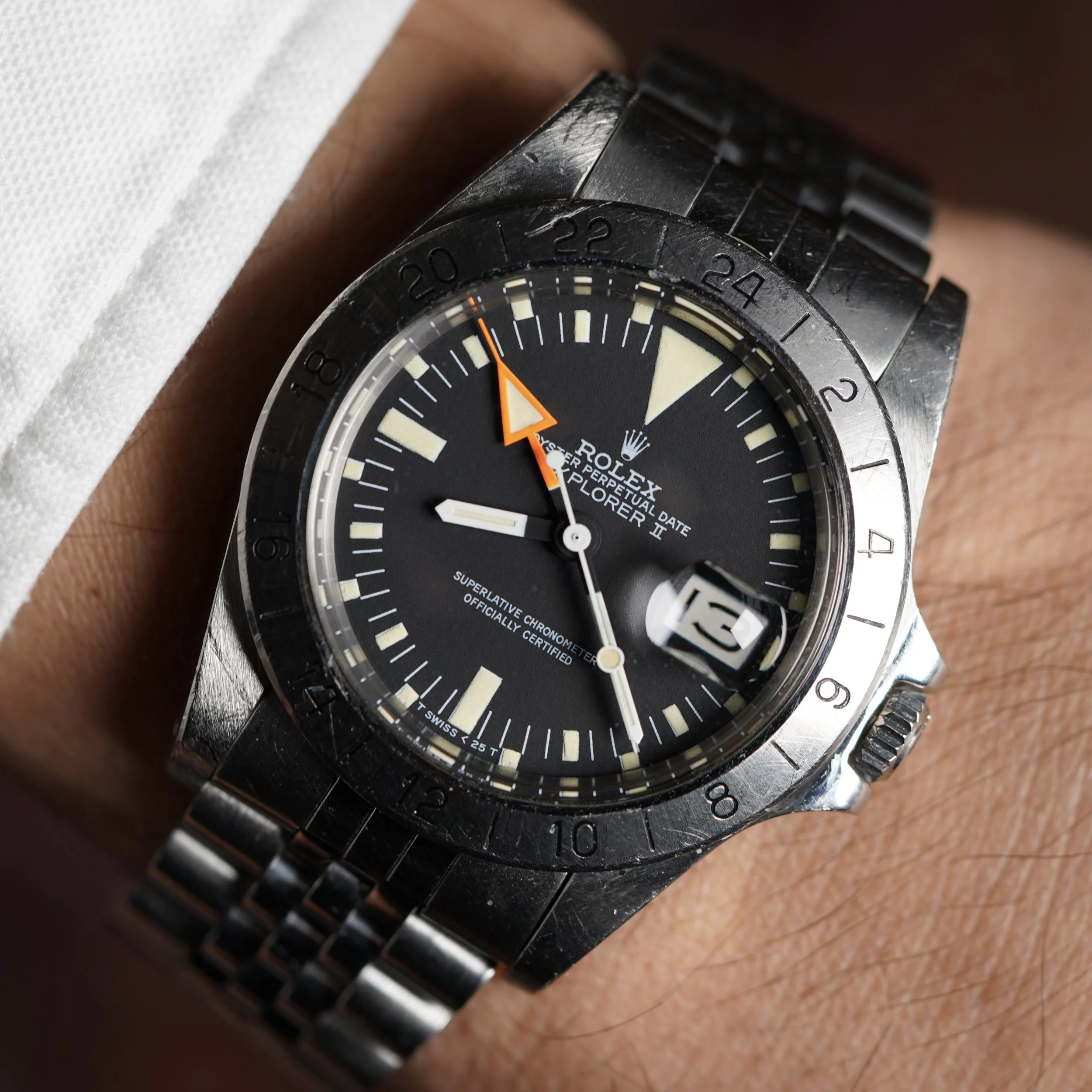 Rolex Explorer II Reference 1655 Unpolished — Wind Vintage