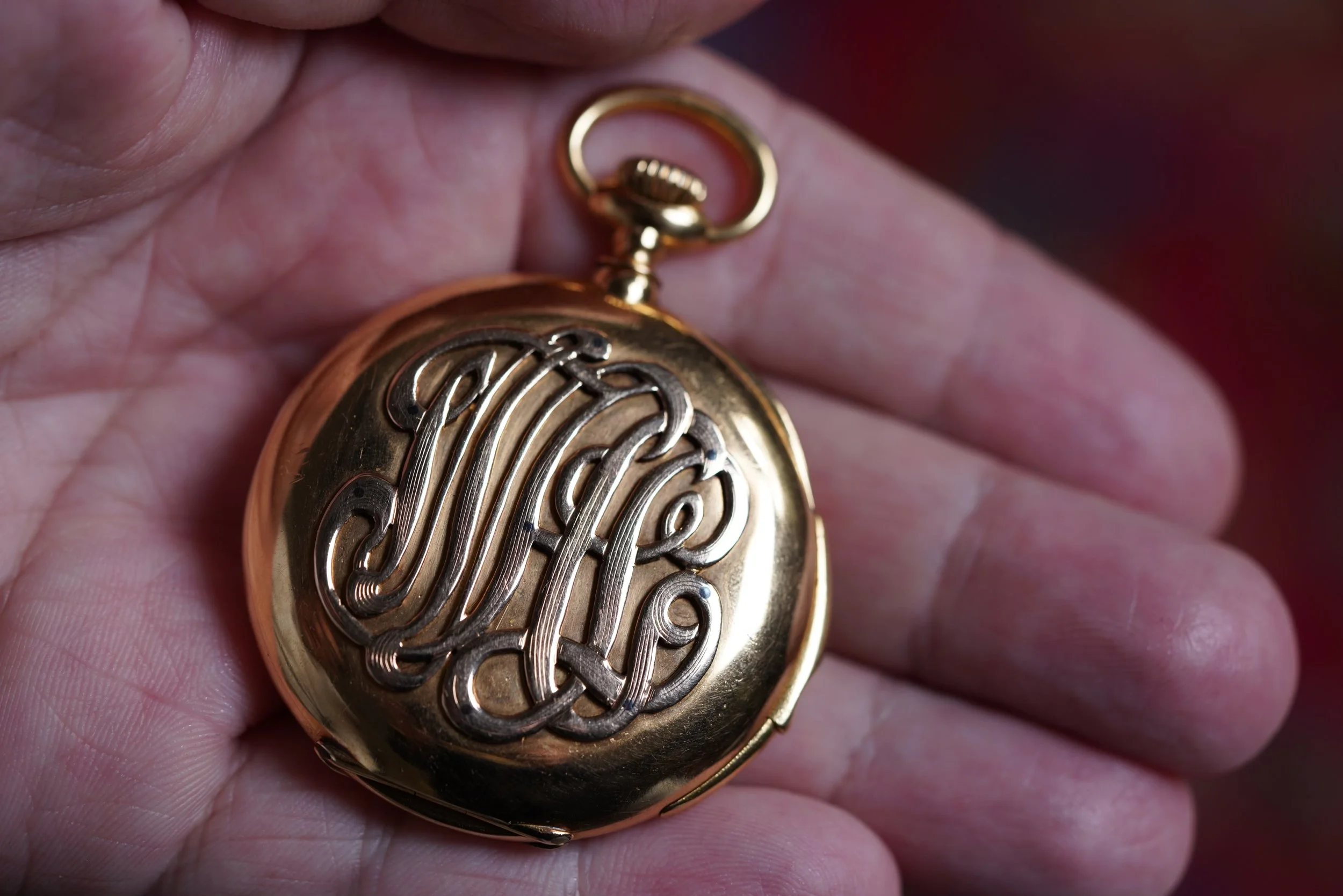 A. Nicolet 18K Gold Minute Repeater Pocket Watch — Wind Vintage