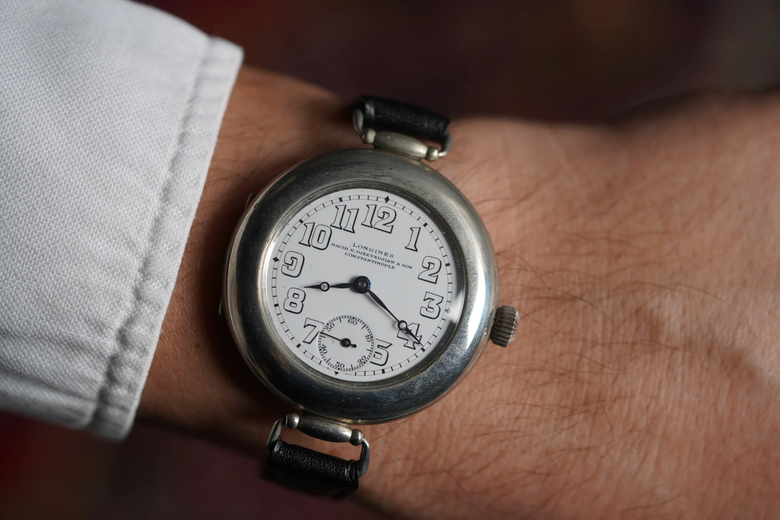 Longines Turkish Wristwatch Retailed by Nacib K. Djezvedjian & Son ...