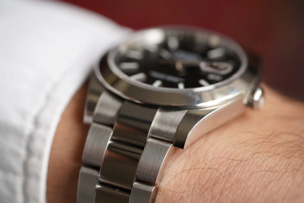 Rolex Datejust Black Dial Reference 126300 Full Set Unpolished — Wind ...