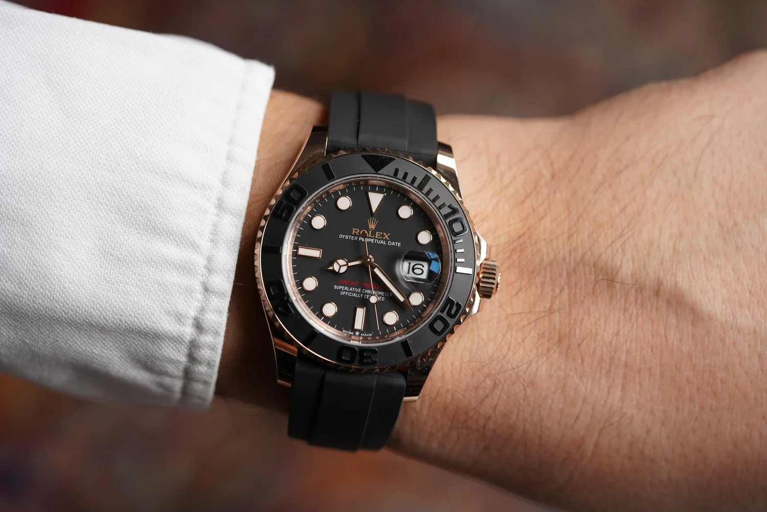 Rolex Yacht-Master Reference 126655 in 18K Rose Gold Full Set ...