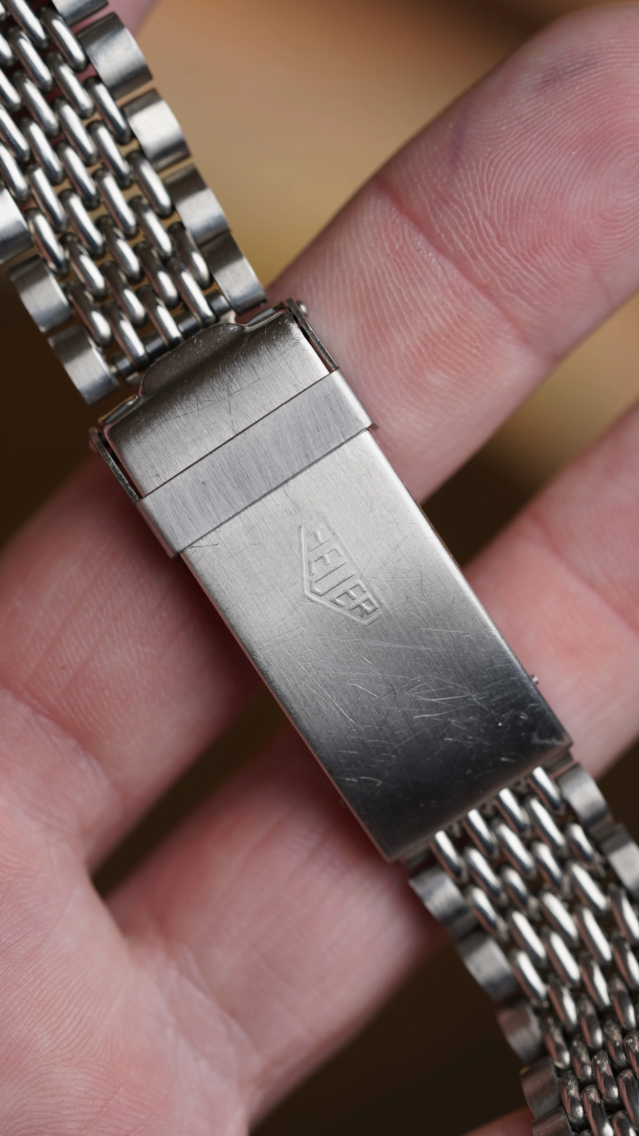 Heuer Autavia Beads of Rice Style Bracelet No End Links 6.2 inches ...