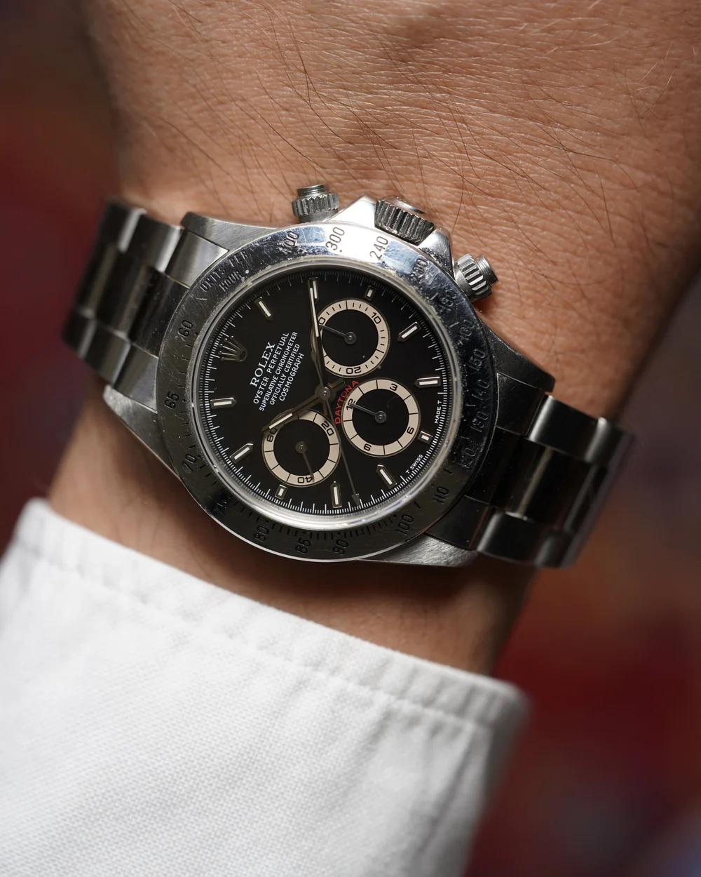 Rolex Patrizzi Dial Zenith Daytona Reference 16520 Unpolished — Wind Vintage