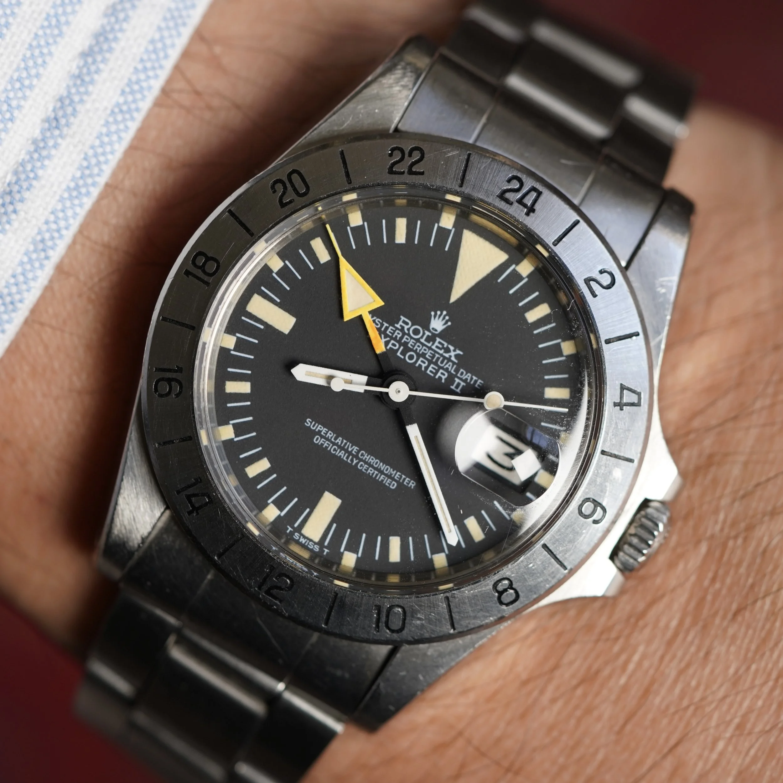 Rolex Explorer II Reference 1655 Unpolished — Wind Vintage