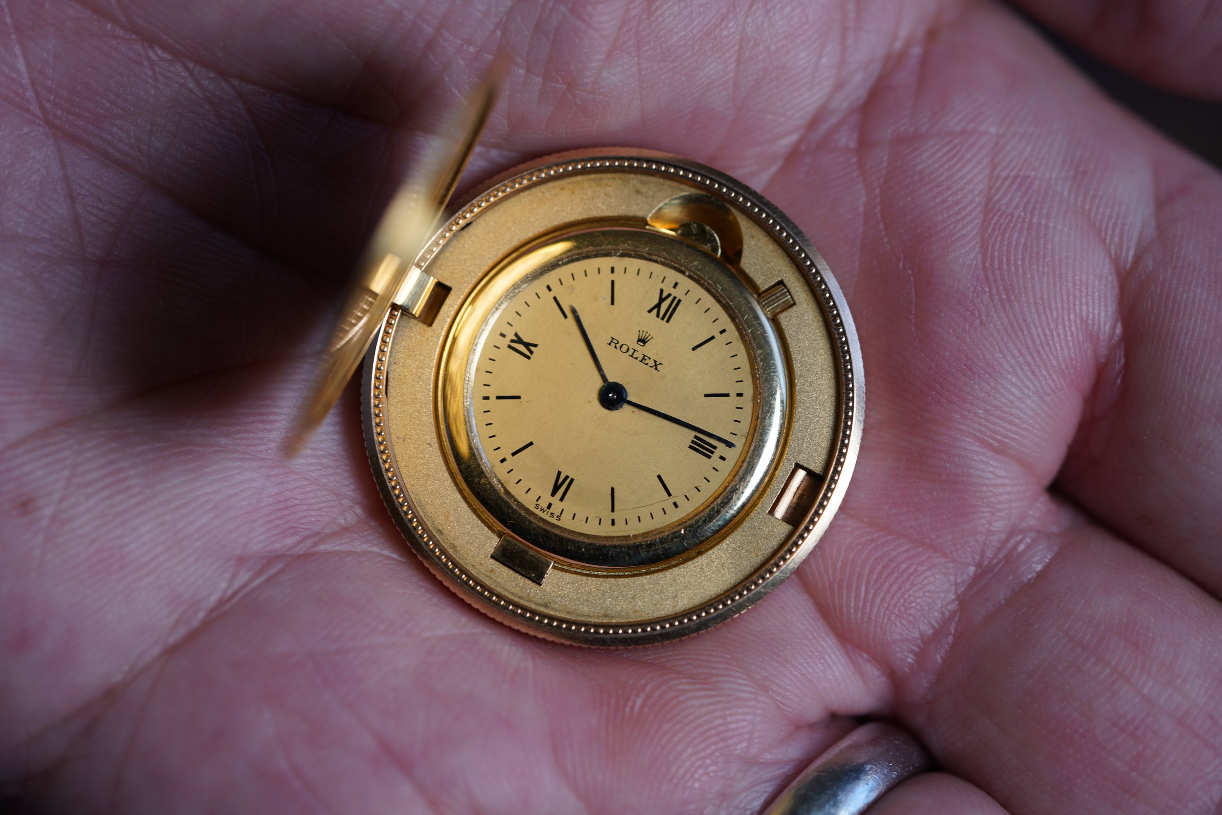 Rolex Coin Watch Reference 3612 in 18K Yellow Gold Unpolished — Wind ...