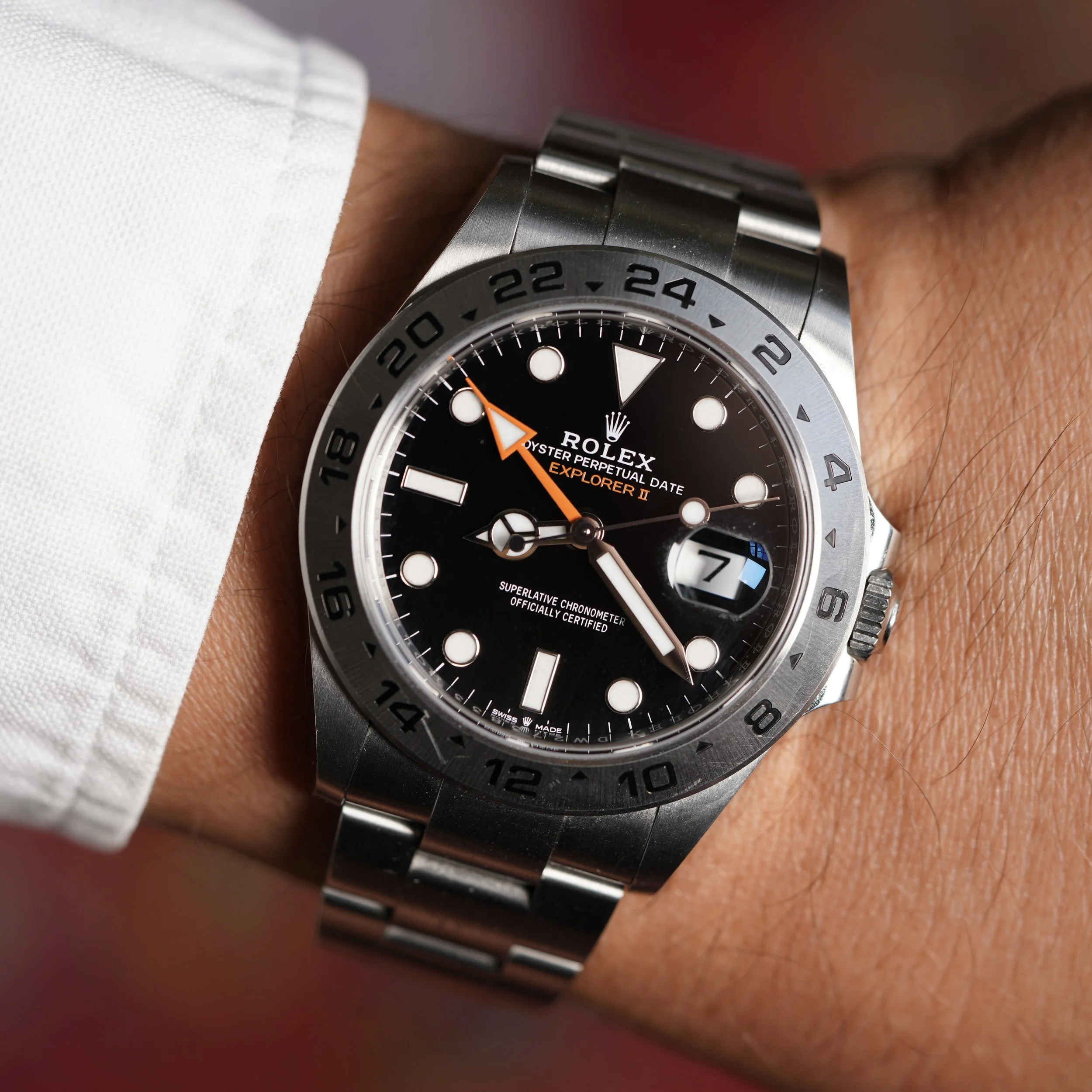 Rolex Explorer II Reference 226570 Full Set Unpolished — Wind Vintage