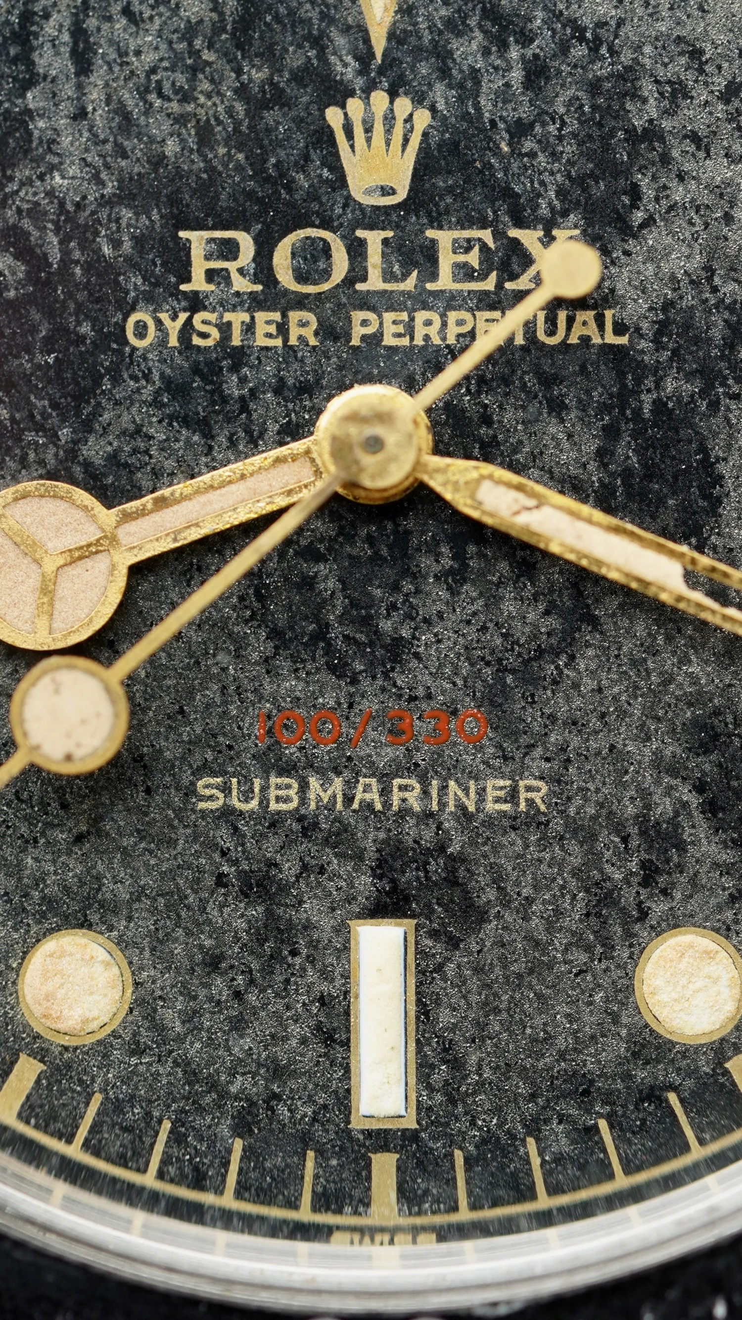 Rolex Small Crown Red Depth Rating Submariner Reference 6536/1 ...