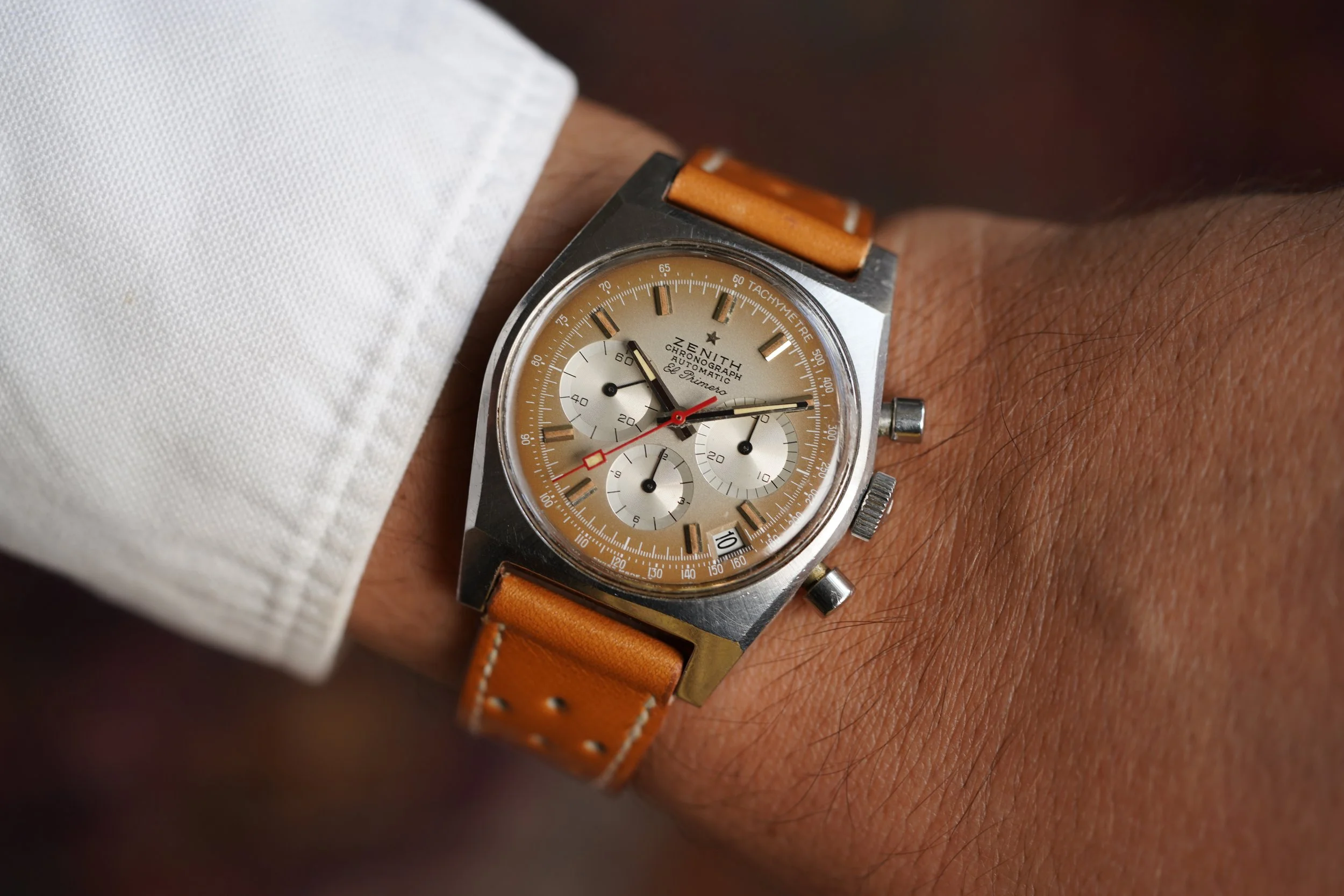 Zenith El Primero Reference A385 Unpolished — Wind Vintage